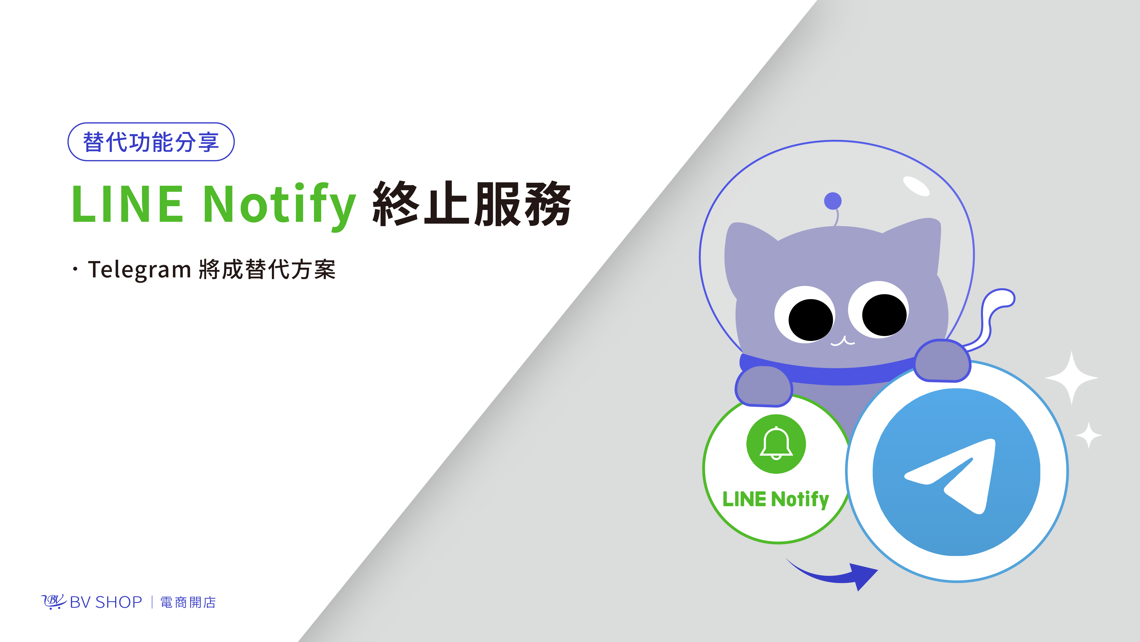 Telegram 通知綁定教學 (LINE Notify 替代功能) ｜ BV SHOP電商開店-教學文章